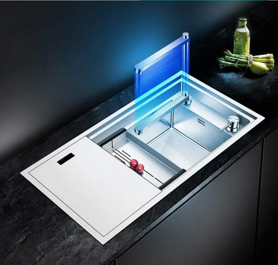 Wide Waterfall Sinks - Waterfall Sinks Australia Kitchen Sink And Tapware