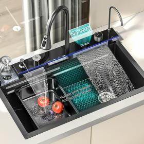 Nano Stainless Steel Waterfall Sink SUS304 | Cup Washer ST005 ...